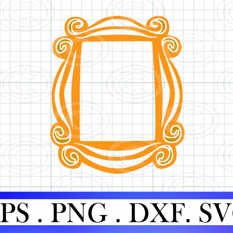 Friends Picture Frame Svg - Etsy
