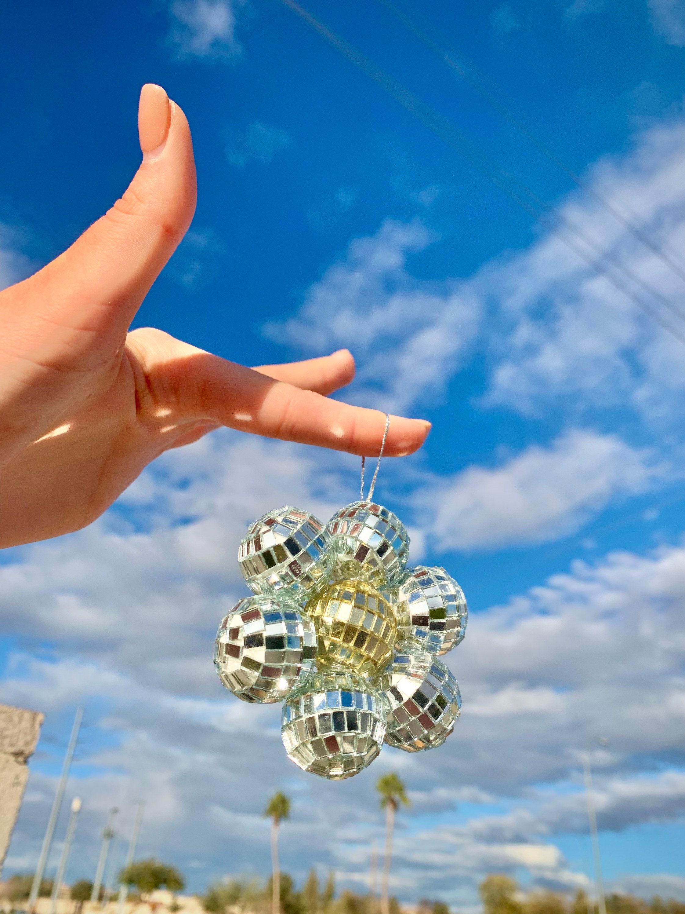 Daisy Disco Ball Window Hang Car Hang Decor - Etsy