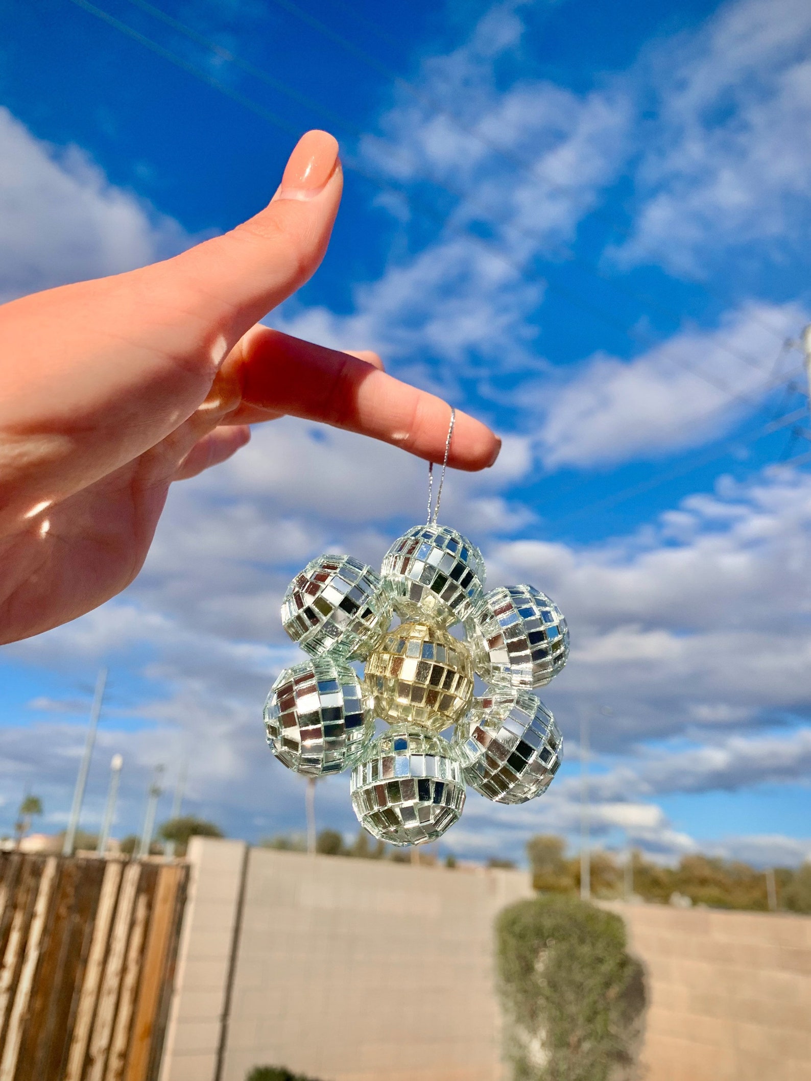 Daisy Disco Ball Window Hang Car Hang Decor - Etsy