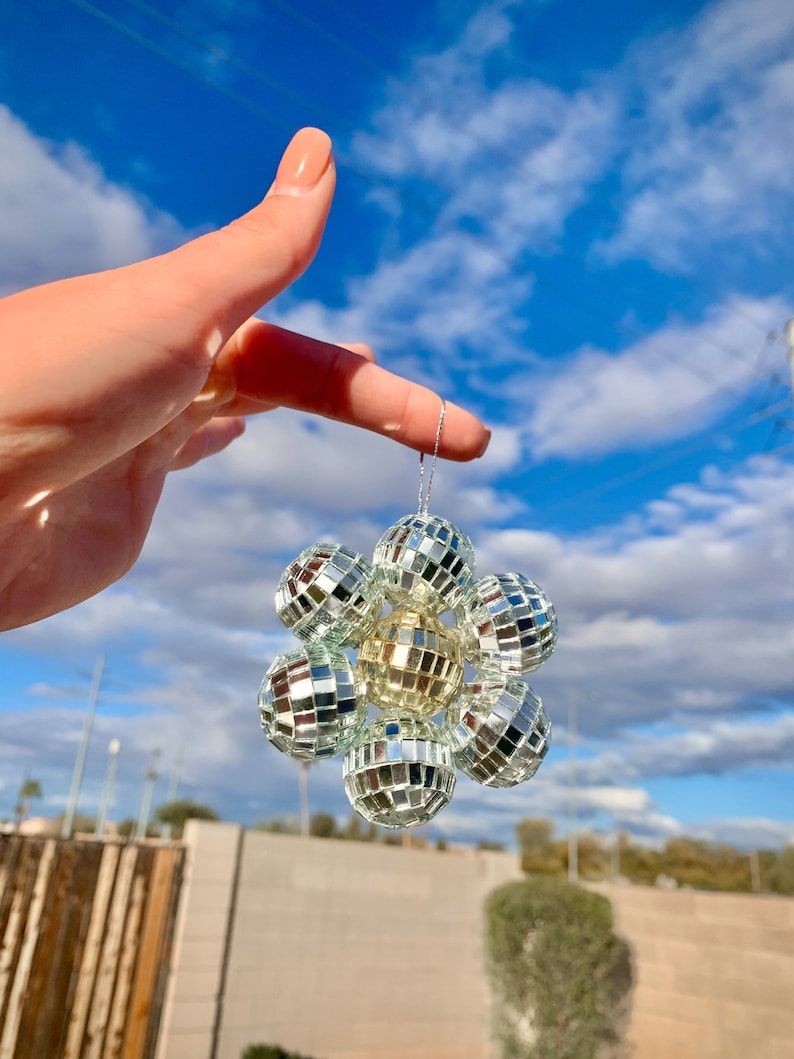 Daisy Disco Ball Window Hang Car Hang Decor - Etsy
