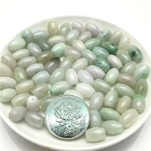 50 Pcs / 100 Pcs Genuine Natural Jadeite Bead Oval Shape Jade Bead - Etsy
