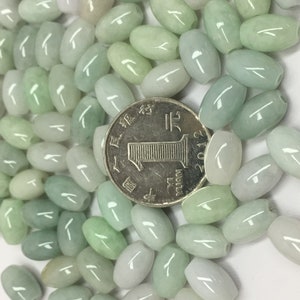 50 Pcs / 100 Pcs Genuine Natural Jadeite Bead Oval Shape Jade Bead - Etsy