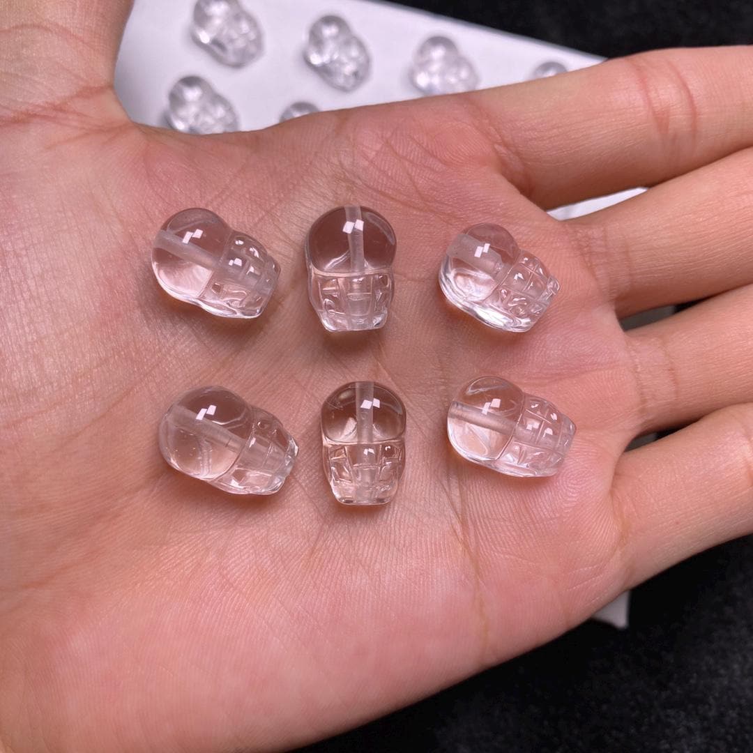 5 Pcs / 10 Pcs Cute Pixiu Shape Natural Clear Quartz Bead - Etsy