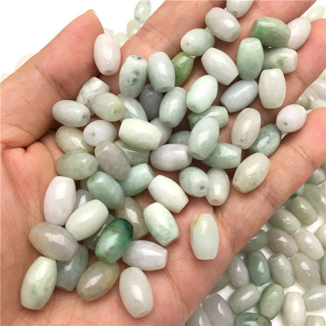 50 Pcs / 100 Pcs Genuine Natural Jadeite Bead Oval Shape Jade Bead - Etsy