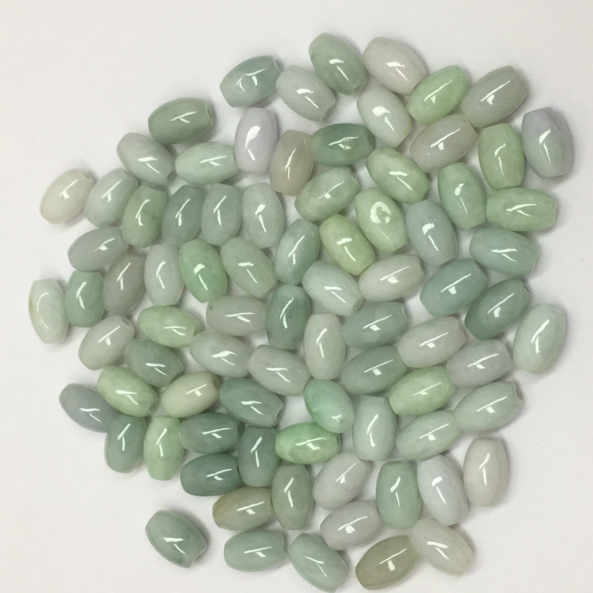50 Pcs / 100 Pcs Genuine Natural Jadeite Bead Oval Shape Jade Bead - Etsy