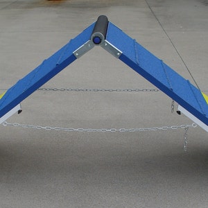 Dog Agility 5' X 30" Blue & Yellow A-frame With Rubber Surface - Etsy