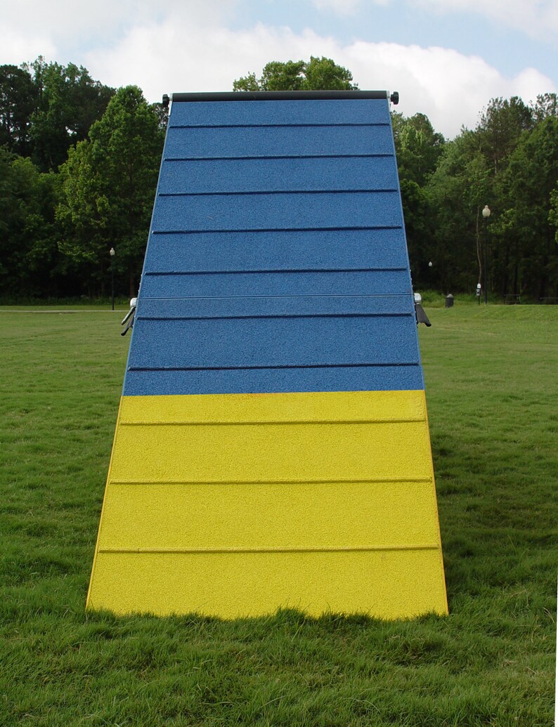 Dog Agility 7' Blue & Yellow A-frame With Ramps - Etsy