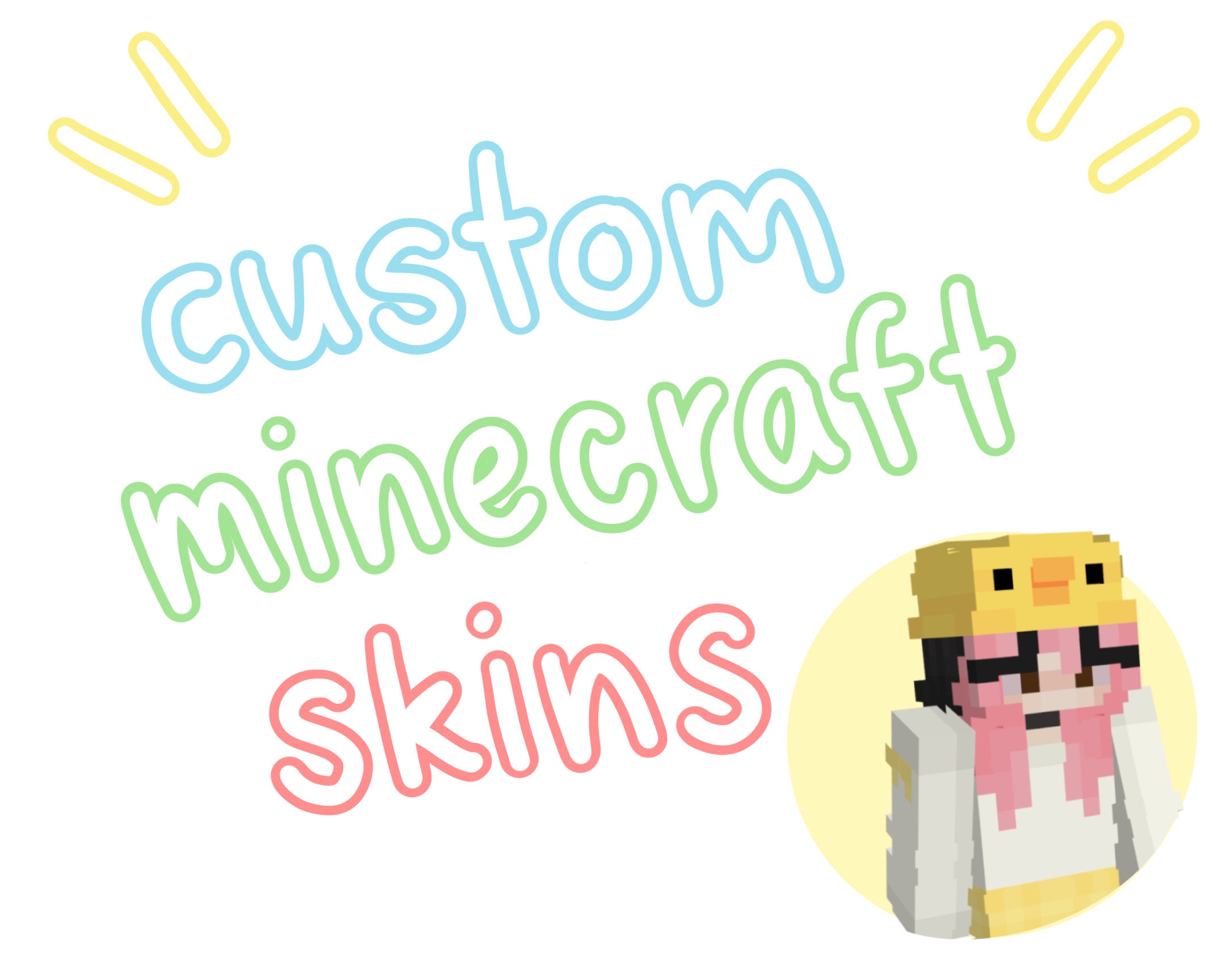 Custom Minecraft Skins | Etsy