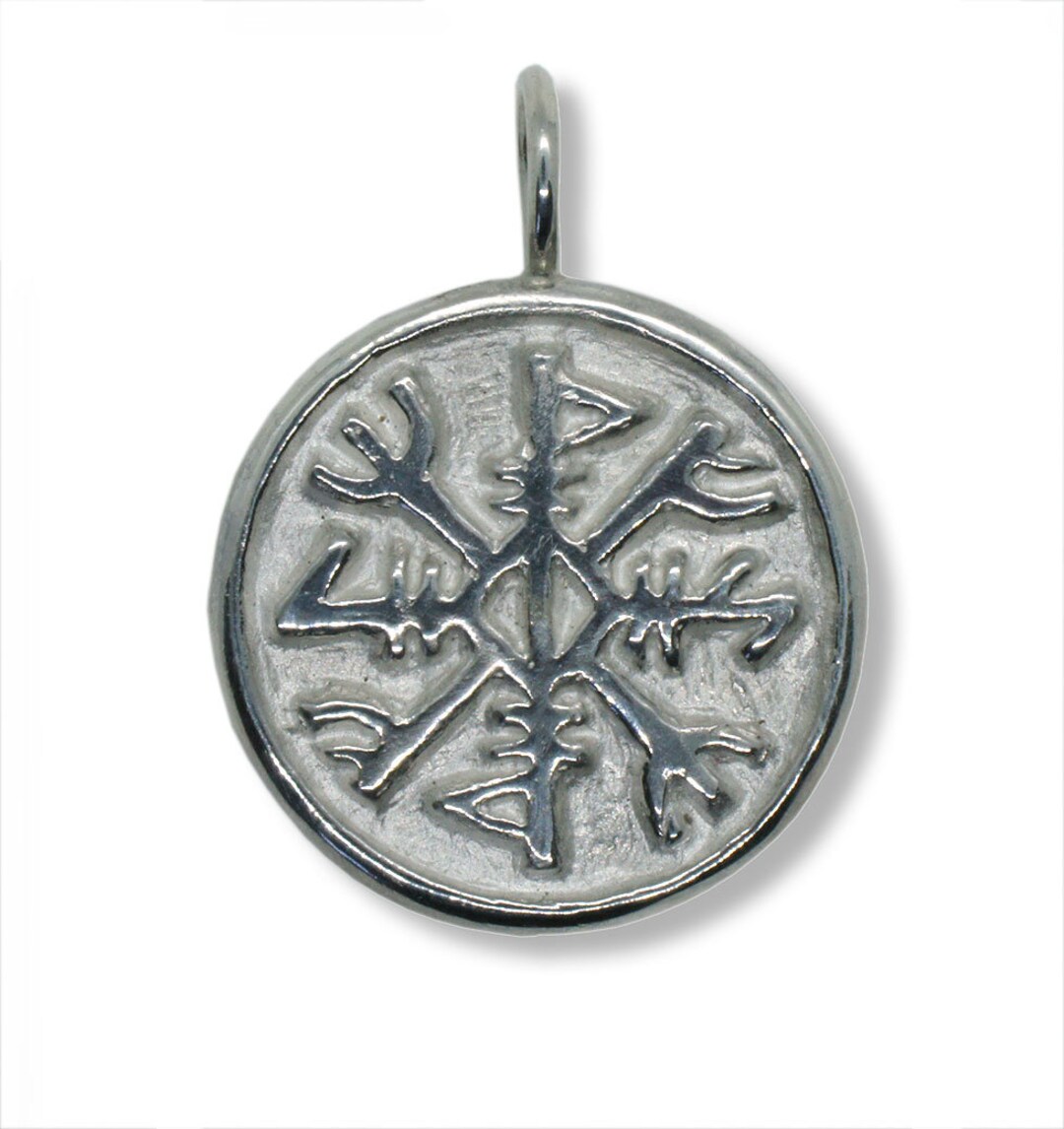 A Helmet Rune, Pendant, Symbol, Talisman, Handmade in My Goldsmith's ...