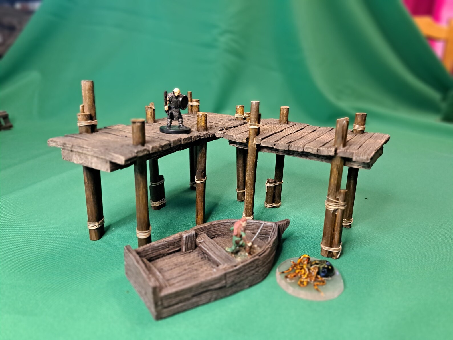 Dungeons and Dragons Terrain. Docks. Piers. Scaffolds. Handmade From ...