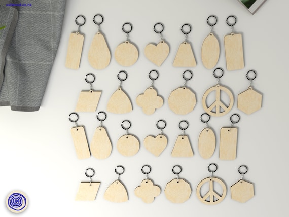 Keychain Cut Plans Digital File Various Designs Bundle Ai - Etsy