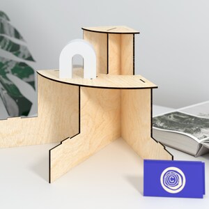 Corner Retail Counter Display Stand Digital File - Ai SVG EPS - Laser ...