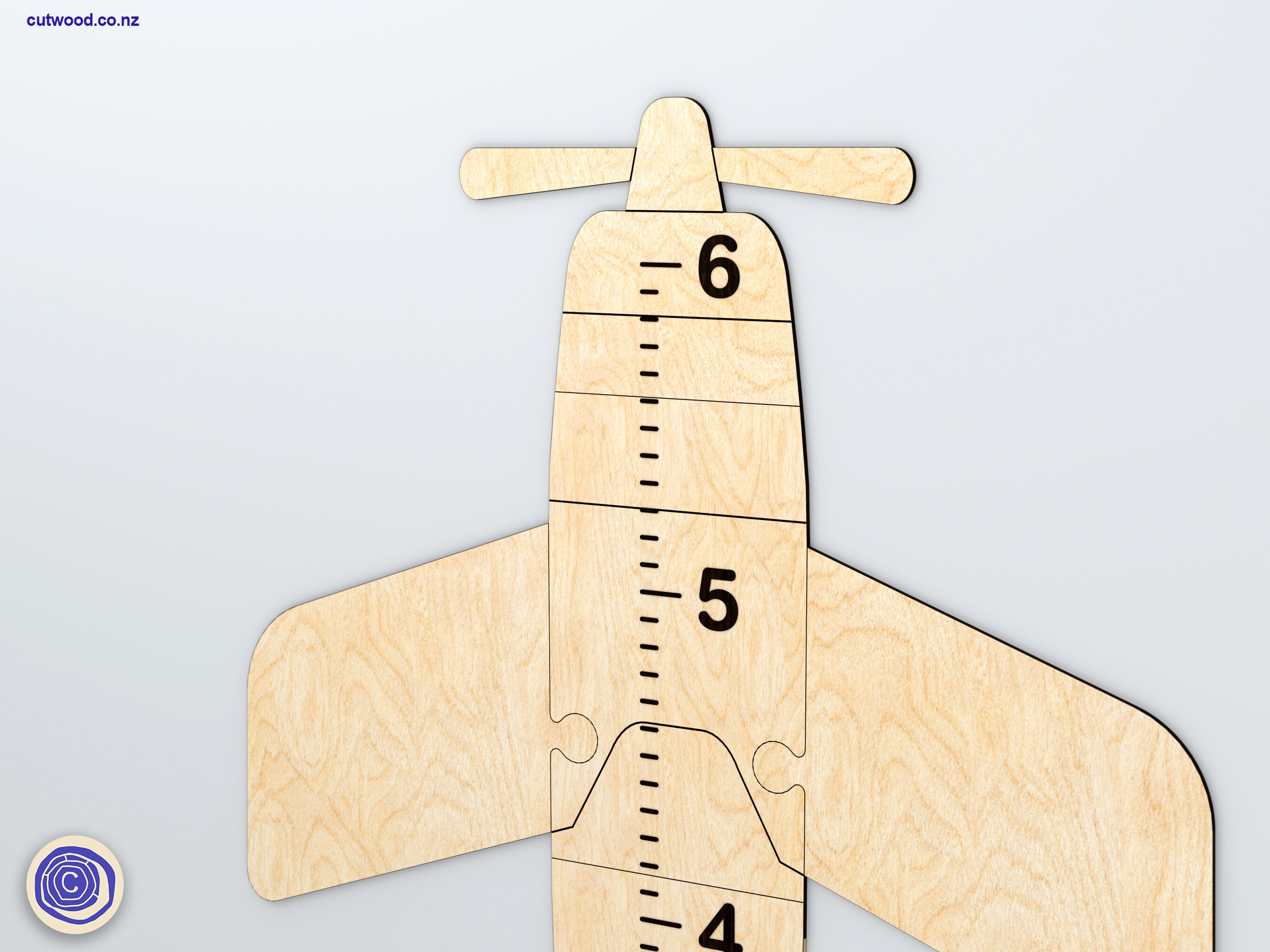 Plane Growth Chart Height Chart Aeroplane Wall Art for Kids - Etsy ...