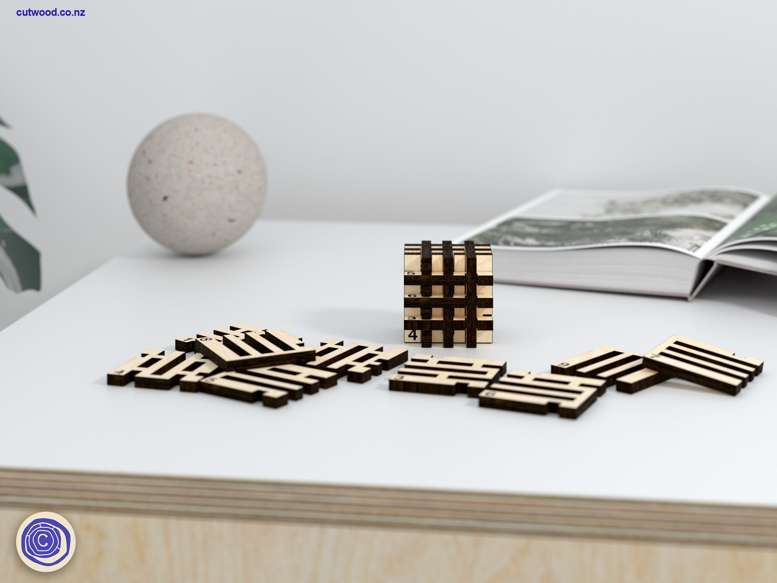 Laser Cut Puzzle Cube Toy: Digital File for Glowforge (ai SVG PDF) - Etsy