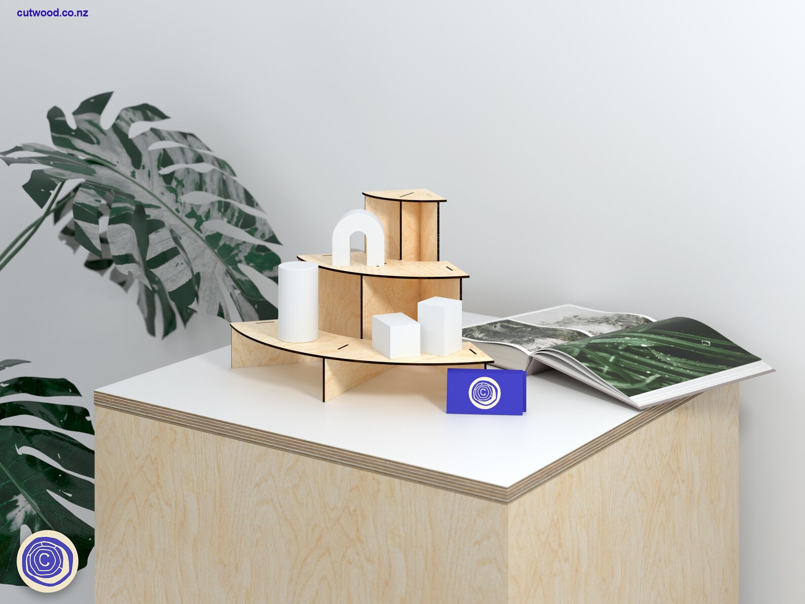 Corner Retail Counter Display Stand Digital File Ai SVG EPS - Etsy