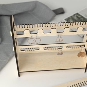 Earring Display Stand Laser Cut File: SVG, PDF, Ai - Etsy