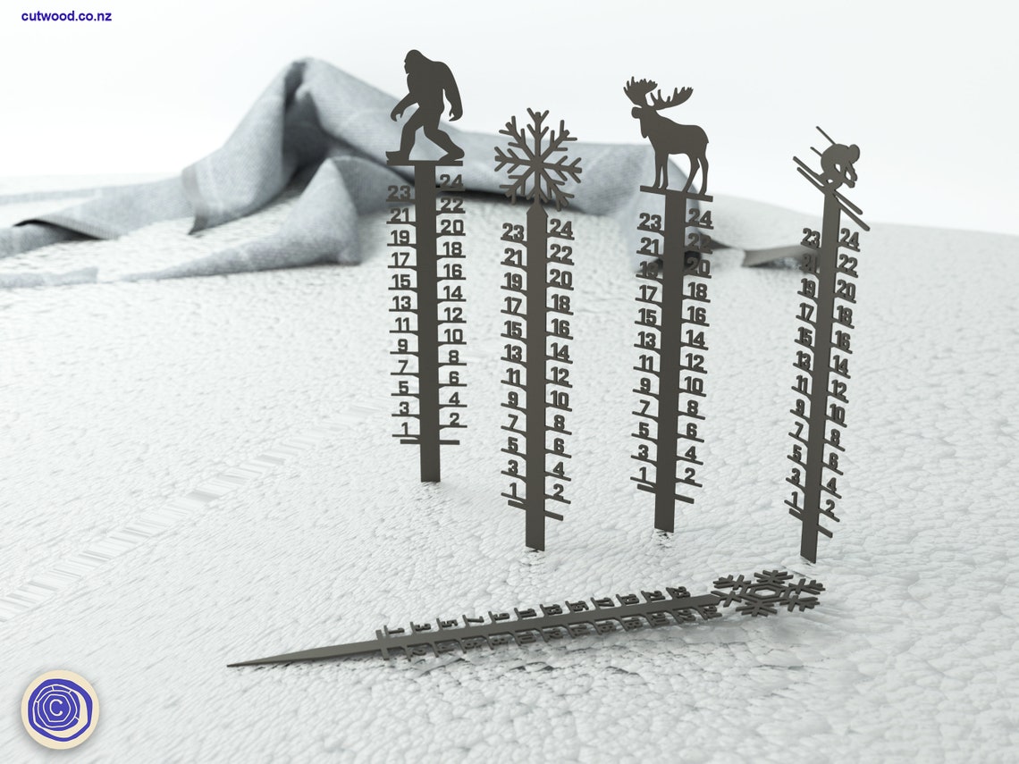 Snow Gauge Metal Art - CNC Laser Cut Files (digital File) - Etsy