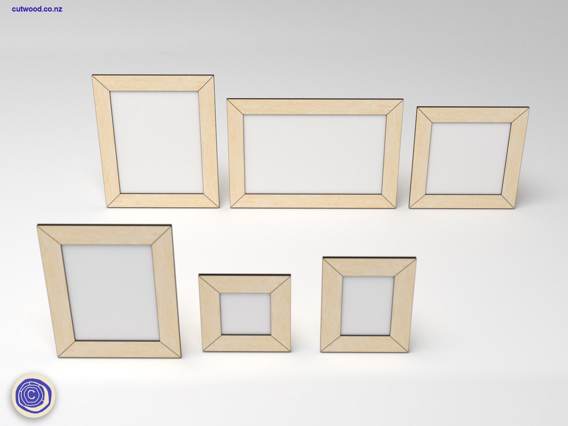 Laser Cut Picture Frame Svg for Glowforge SVG Glowforge - Etsy