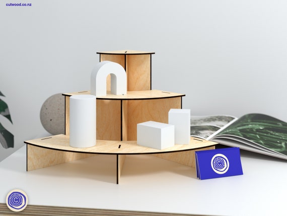 Corner Retail Counter Display Stand Digital File Ai SVG EPS - Etsy