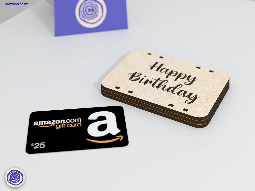 Sliding Gift Card Holder - Birthday Slot Together Box - Laser Cut File ...