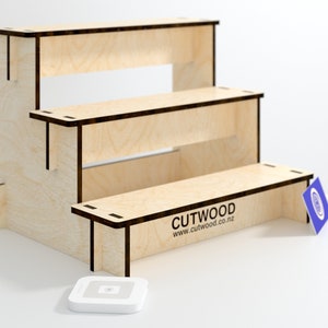 3 Layer Retail Counter Display Stand Digital File - Store Shelves - Ai ...