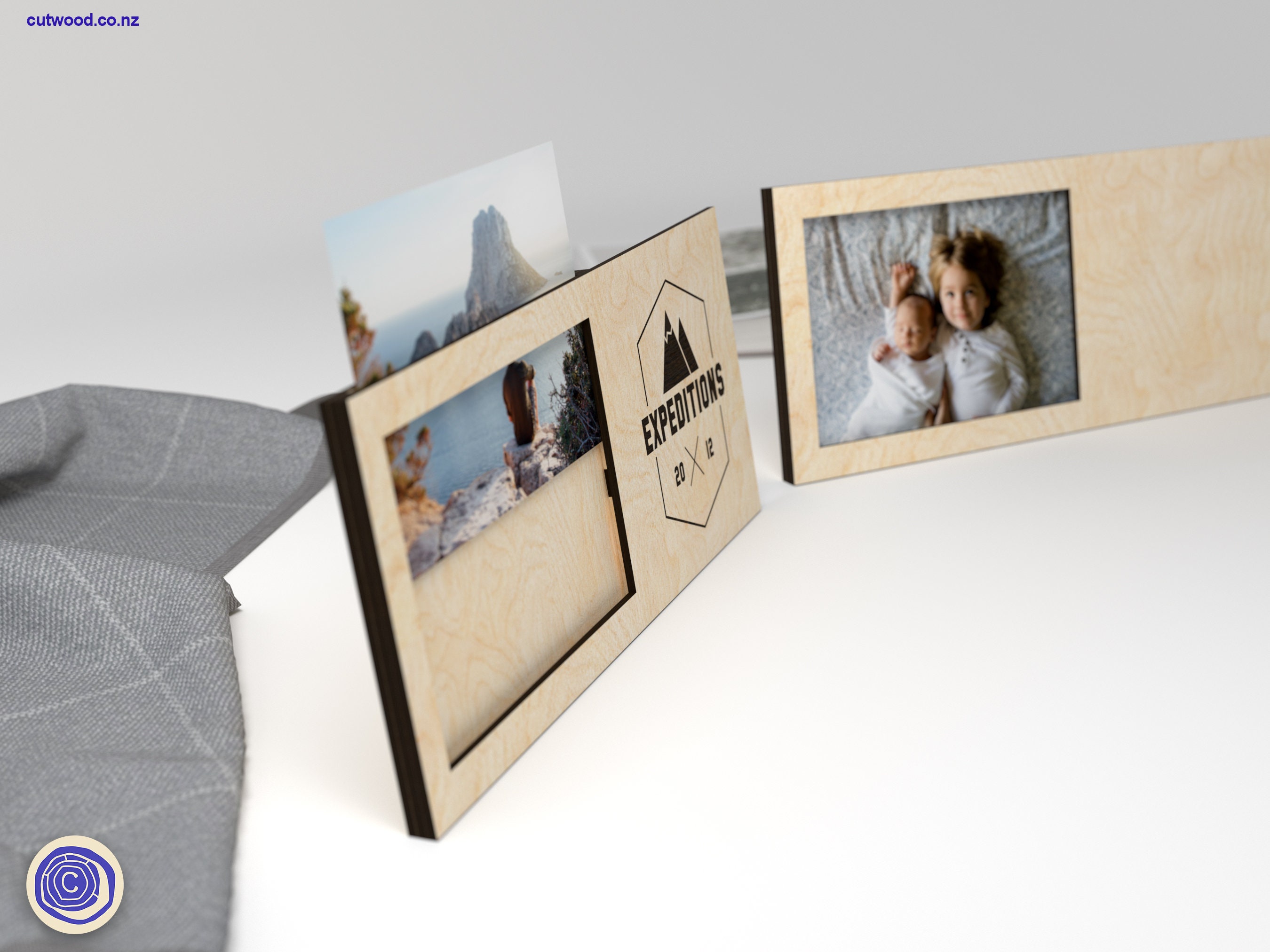 Laser Cut Slot in Picture Frame - Landscape 6 X 4 Photo - Svg for ...