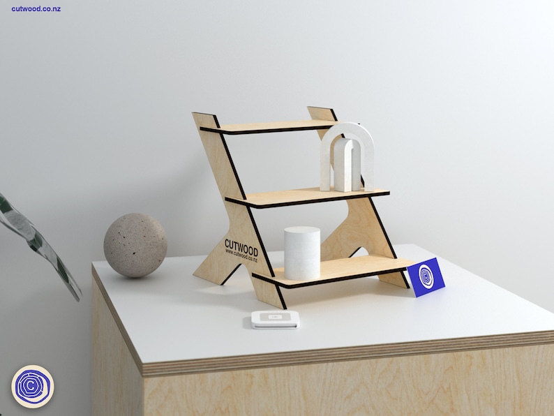 Cascading Counter Display Stand Digital File Ai SVG EPS - Etsy