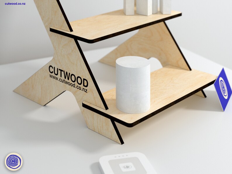 Cascading Counter Display Stand Digital File Ai SVG EPS - Etsy