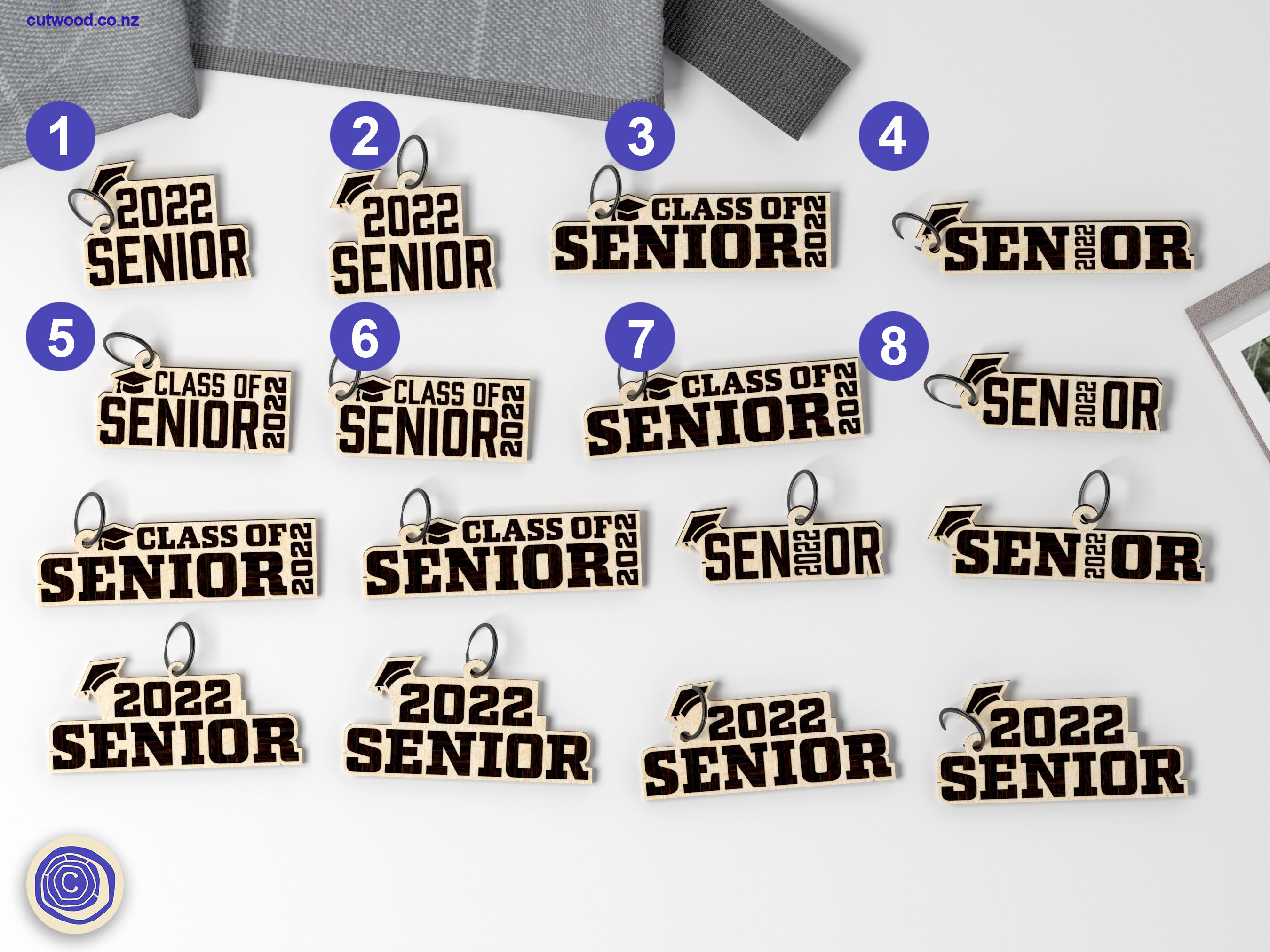 Class of 2022 Senior 2022 Keychain College University - Etsy