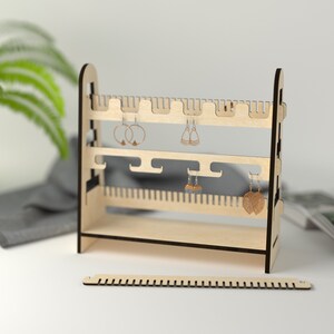 Earring Display Stand Laser Cut File: SVG, PDF, Ai - Etsy