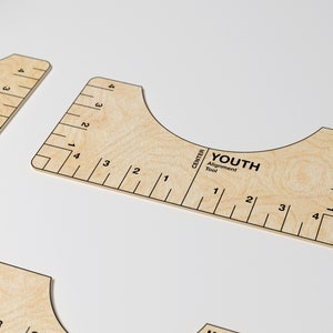 T-shirt Alignment Tool- Ruler Bundle, Shirt Placement Guide - Glowforge ...