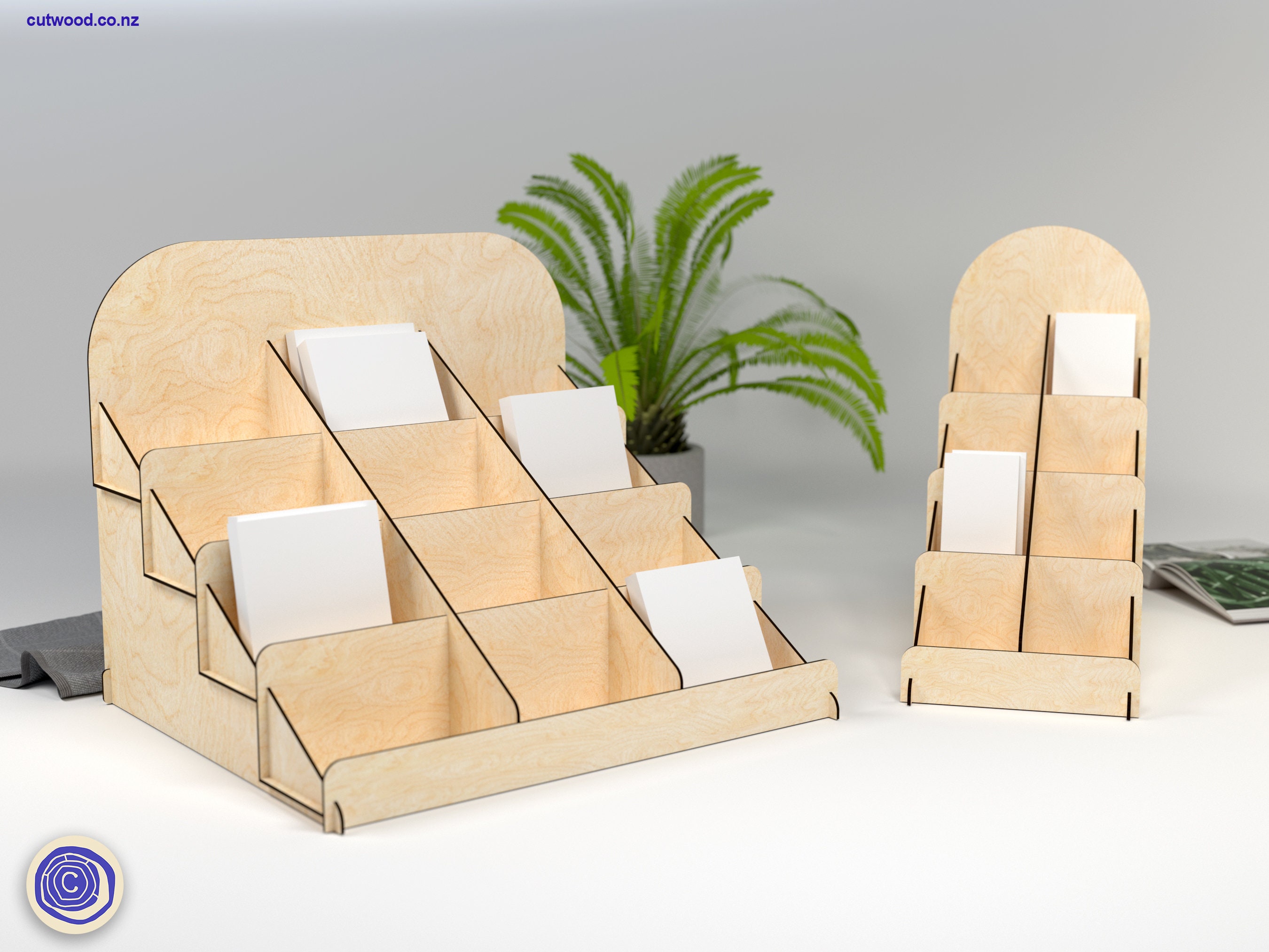 Retail Counter Display Stand Laser Cut File (ai SVG EPS) - Etsy