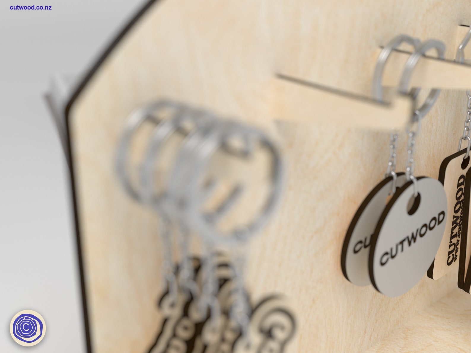 Keychain Display Digital File - Ai SVG PDF - Laser Cut Pattern Model - Etsy