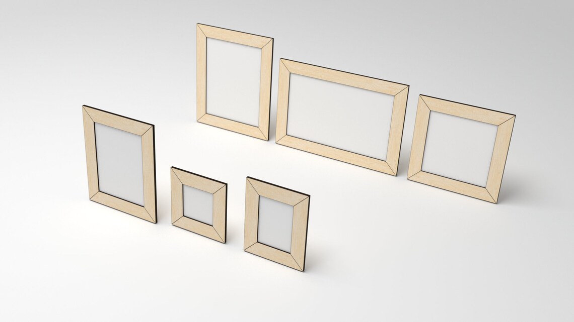 Laser Cut Picture Frame svg for glowforge SVG Glowforge | Etsy