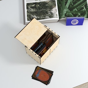 Card Storage Laser Cut Box Files - SVG, DXF, Laser Plans, Laser Cut ...