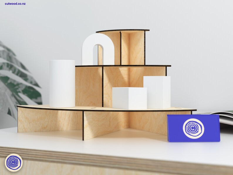 Corner Retail Counter Display Stand Digital File Ai SVG EPS - Etsy