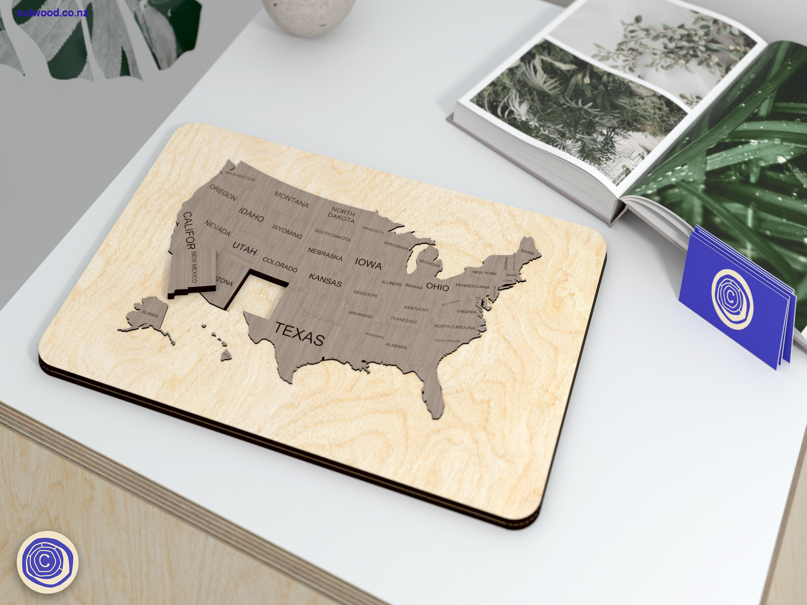 United States of America MAP USA Picture Frame Svg for - Etsy