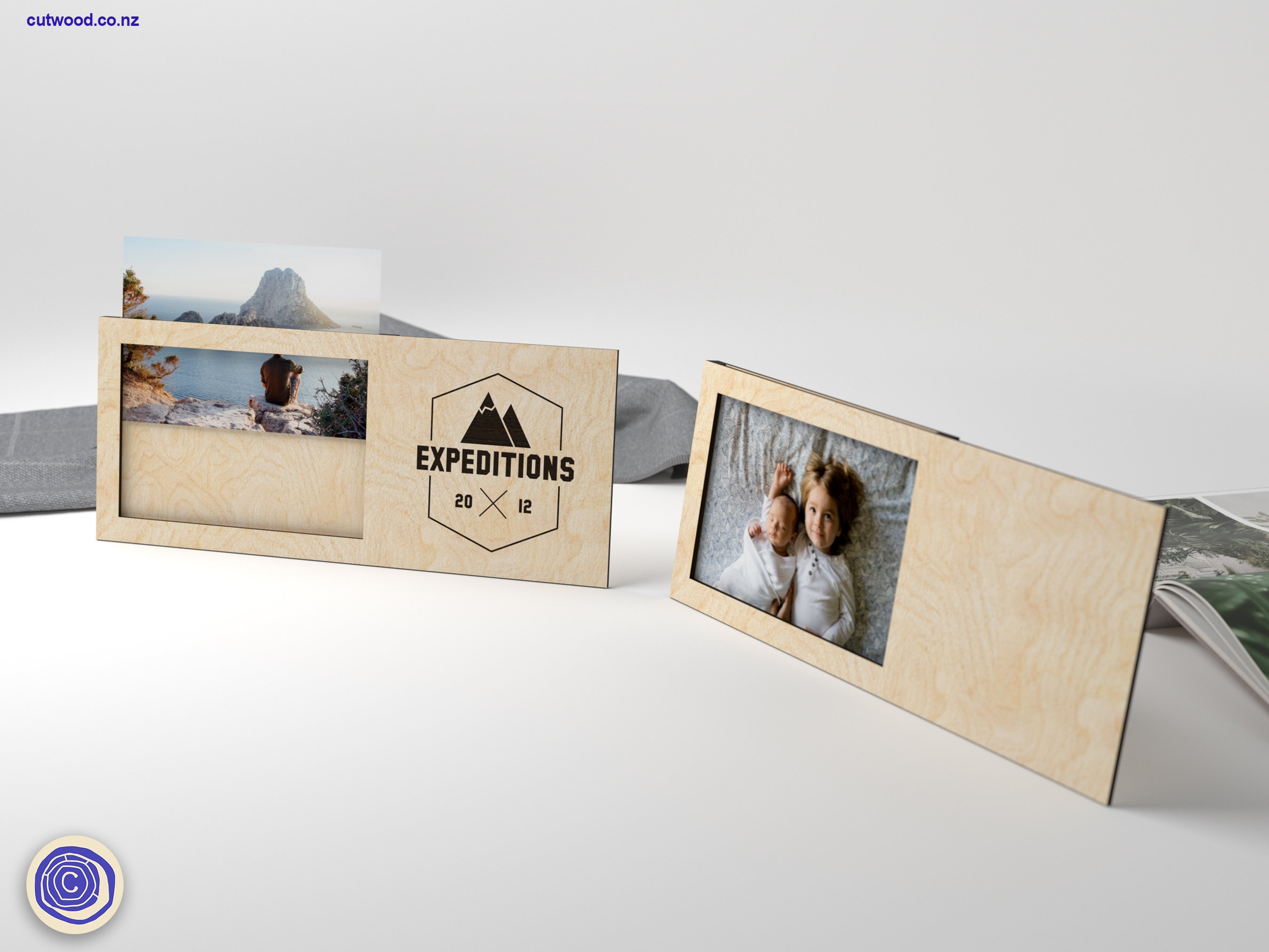 Laser Cut Slot in Picture Frame Landscape 6 X 4 Photo Svg - Etsy