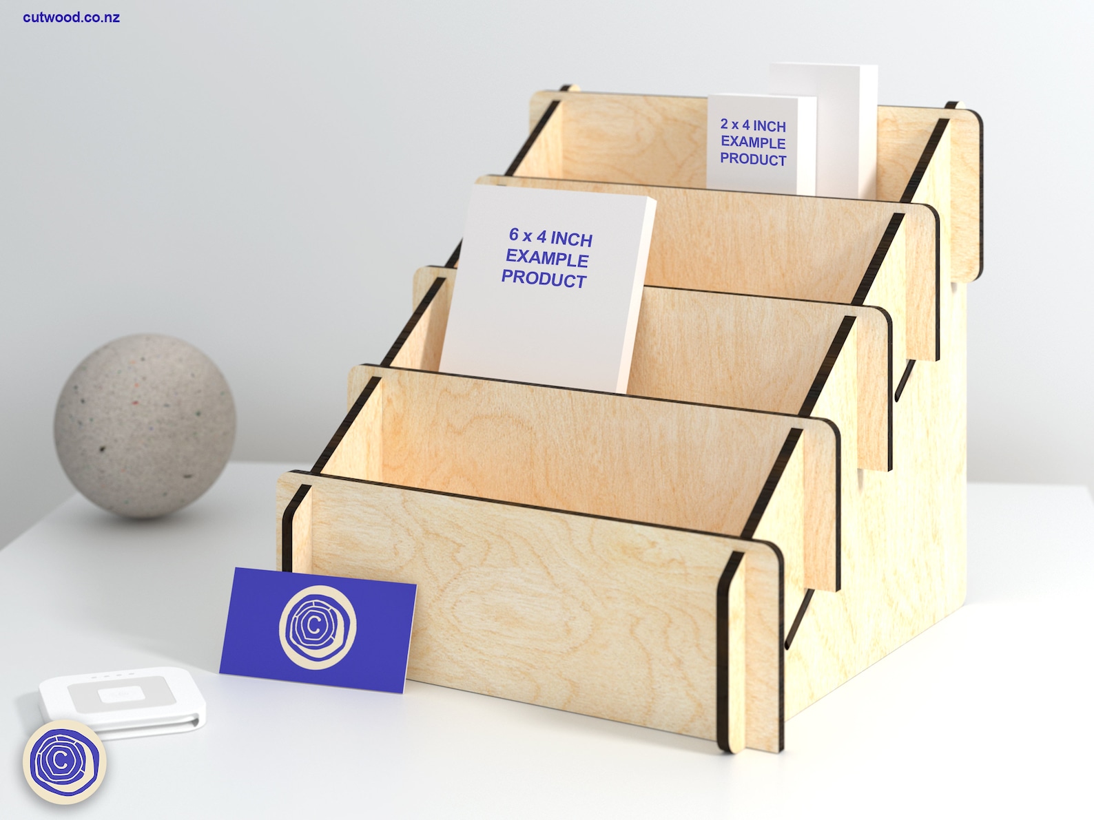 Retail Counter Display Stand Digital File 6mm Designs Ai - Etsy