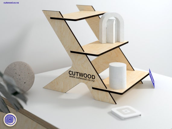 Cascading Counter Display Stand Digital File Ai SVG EPS - Etsy