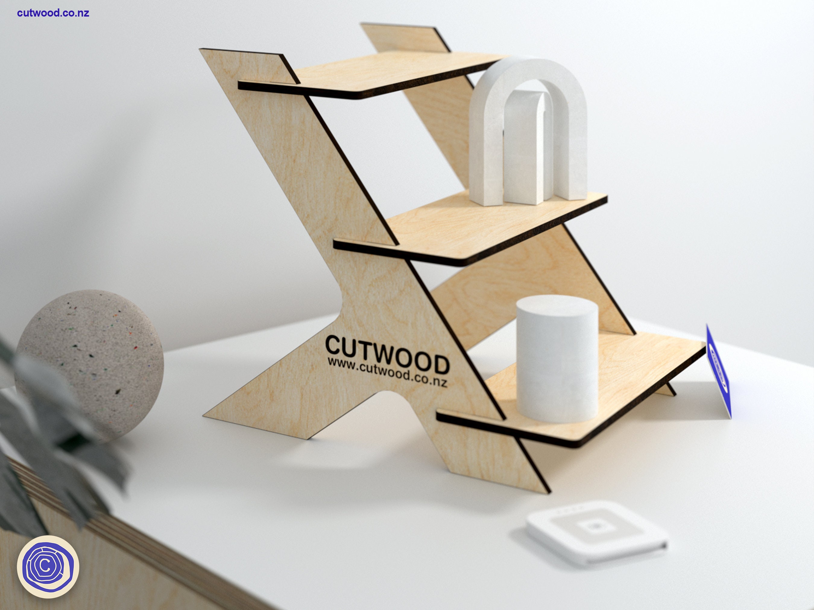 Cascading Counter Display Stand Digital File Ai SVG EPS - Etsy