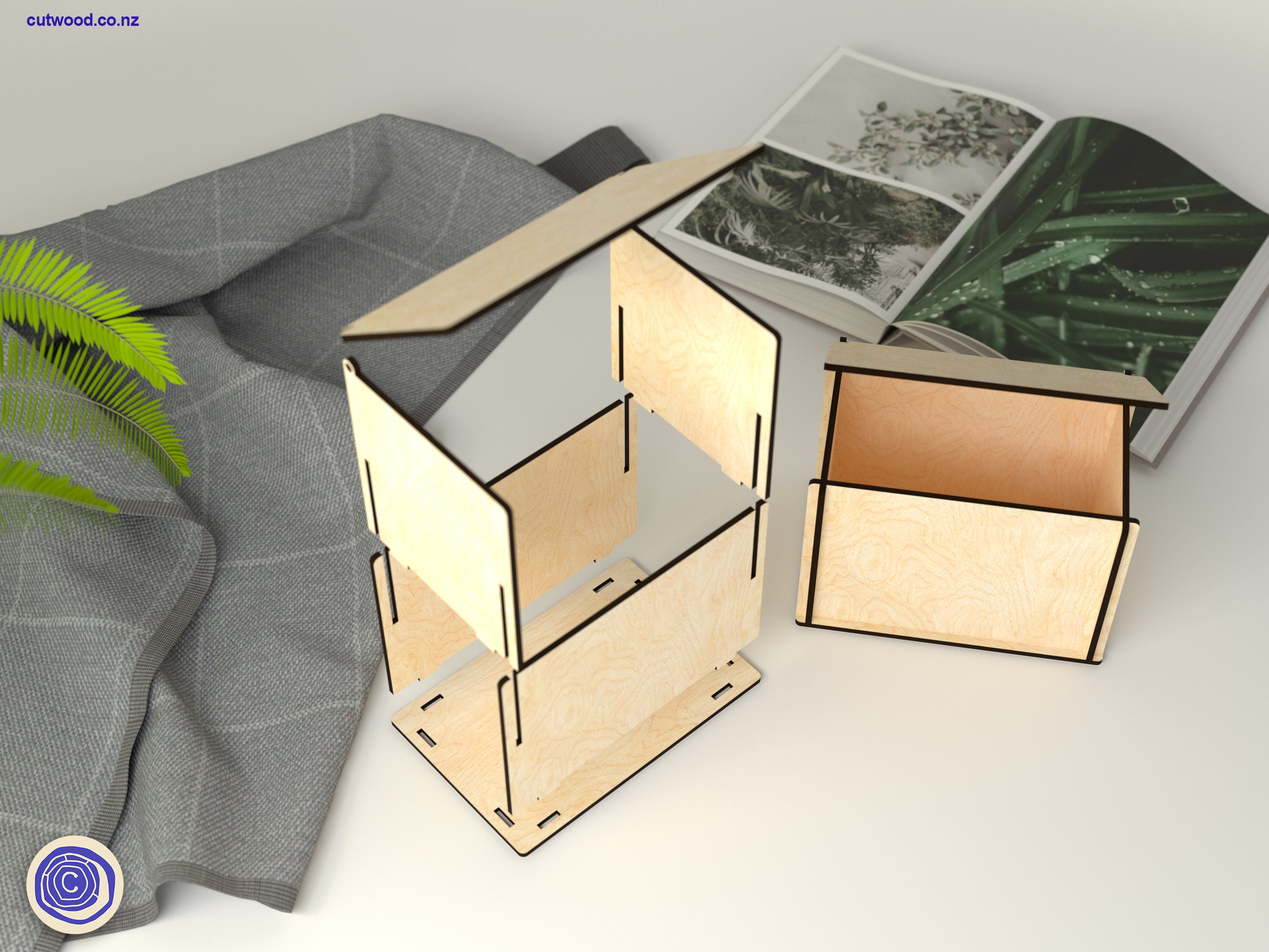 Laser Cut Box Files SVG DXF Laser Plans Laser Cut Cnc - Etsy