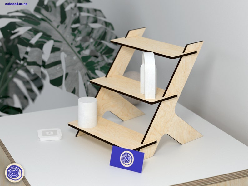 Cascading Counter Display Stand Digital File Ai SVG EPS - Etsy