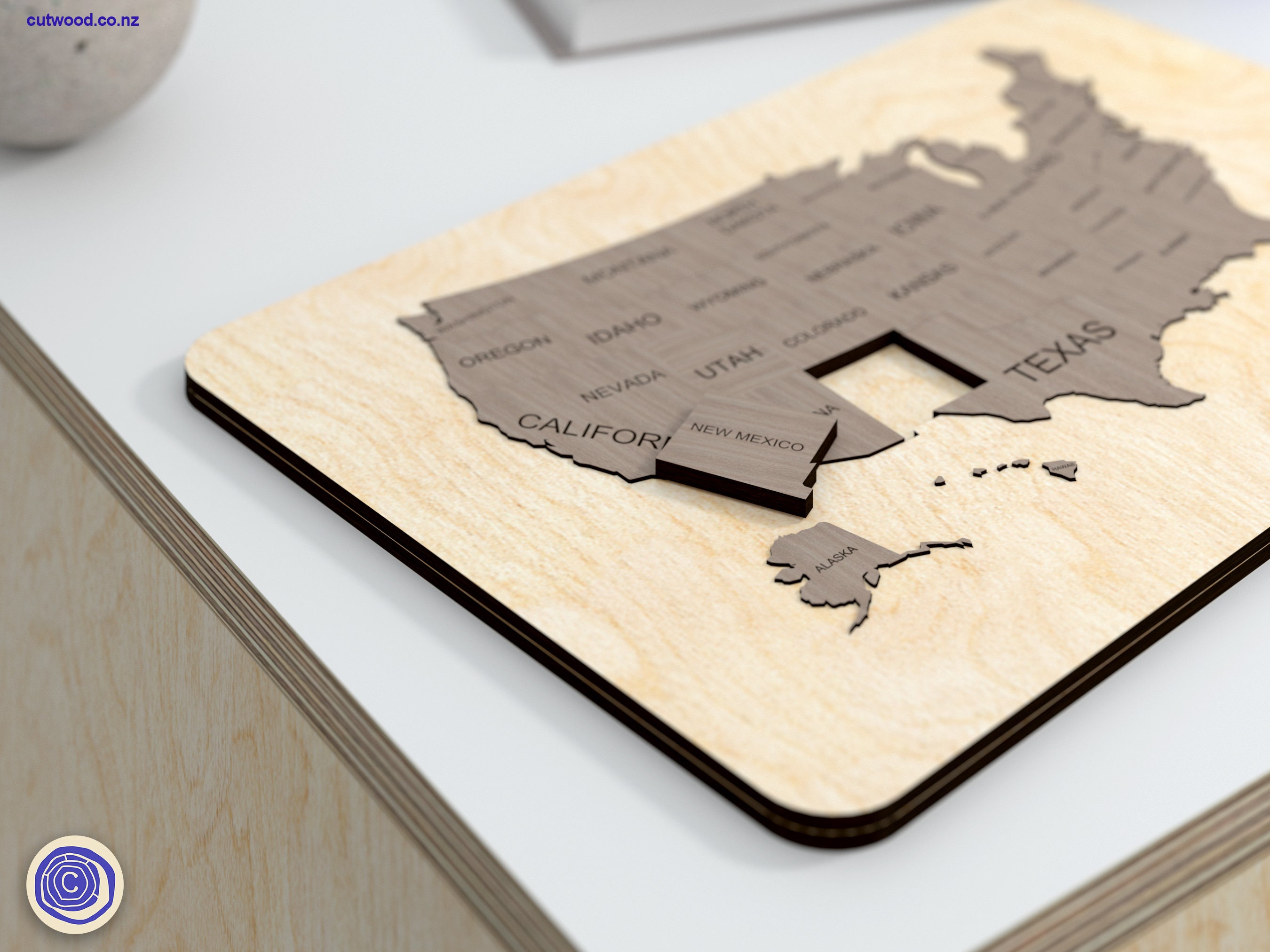 United States of America MAP USA Picture Frame Svg for - Etsy
