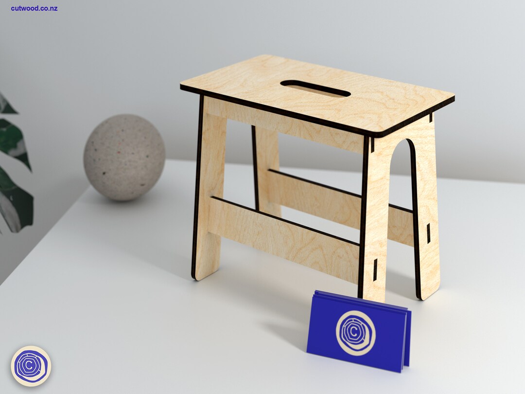 Farmers Stool - Display Stand Digital File - Ai SVG EPS - Laser CNC Cut ...