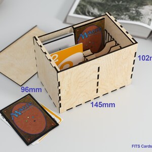 Card Storage Laser Cut Box Files - SVG, DXF, Laser Plans, Laser Cut ...