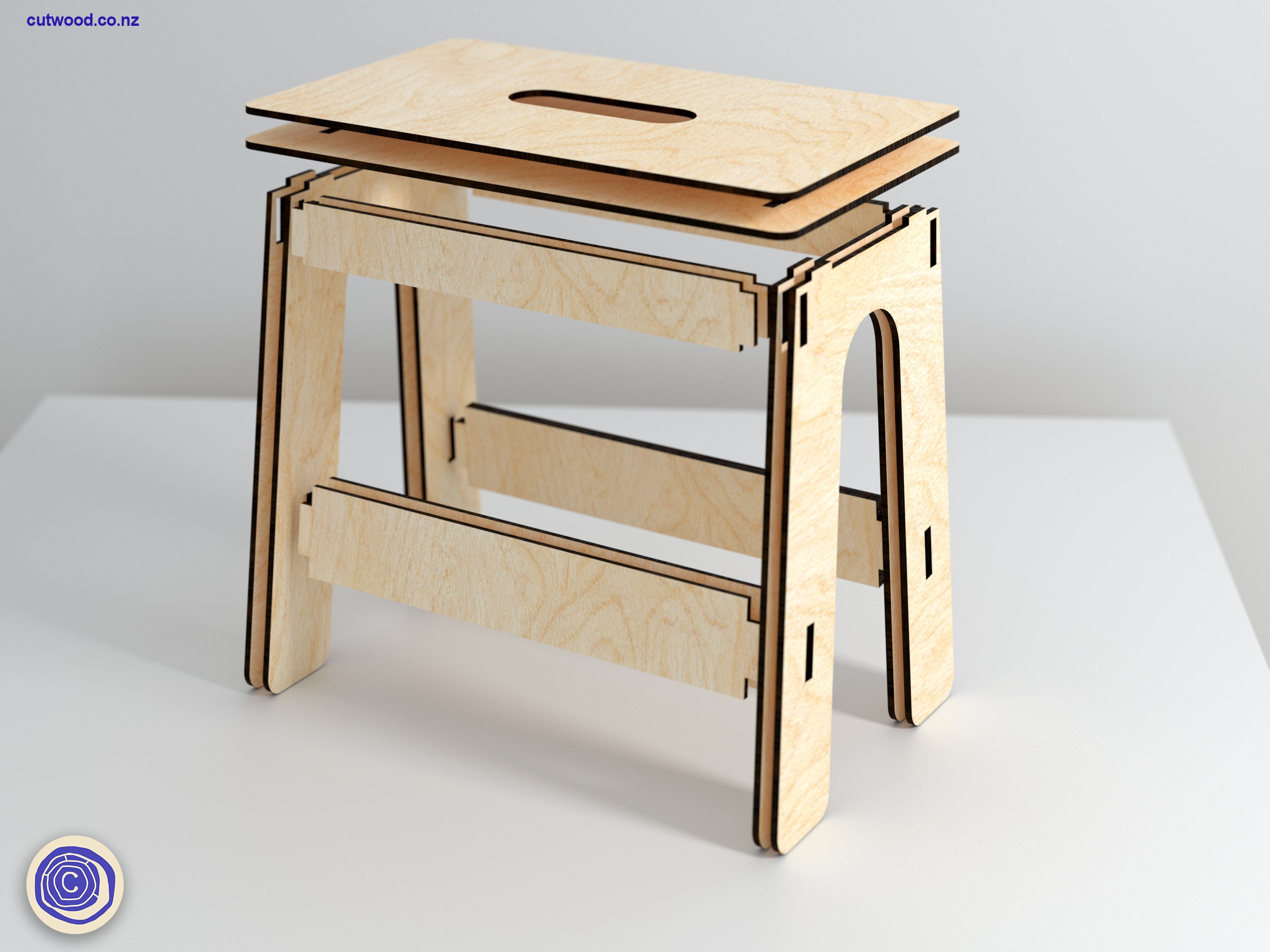 Farmers Stool Display Stand Digital File Ai SVG EPS - Etsy