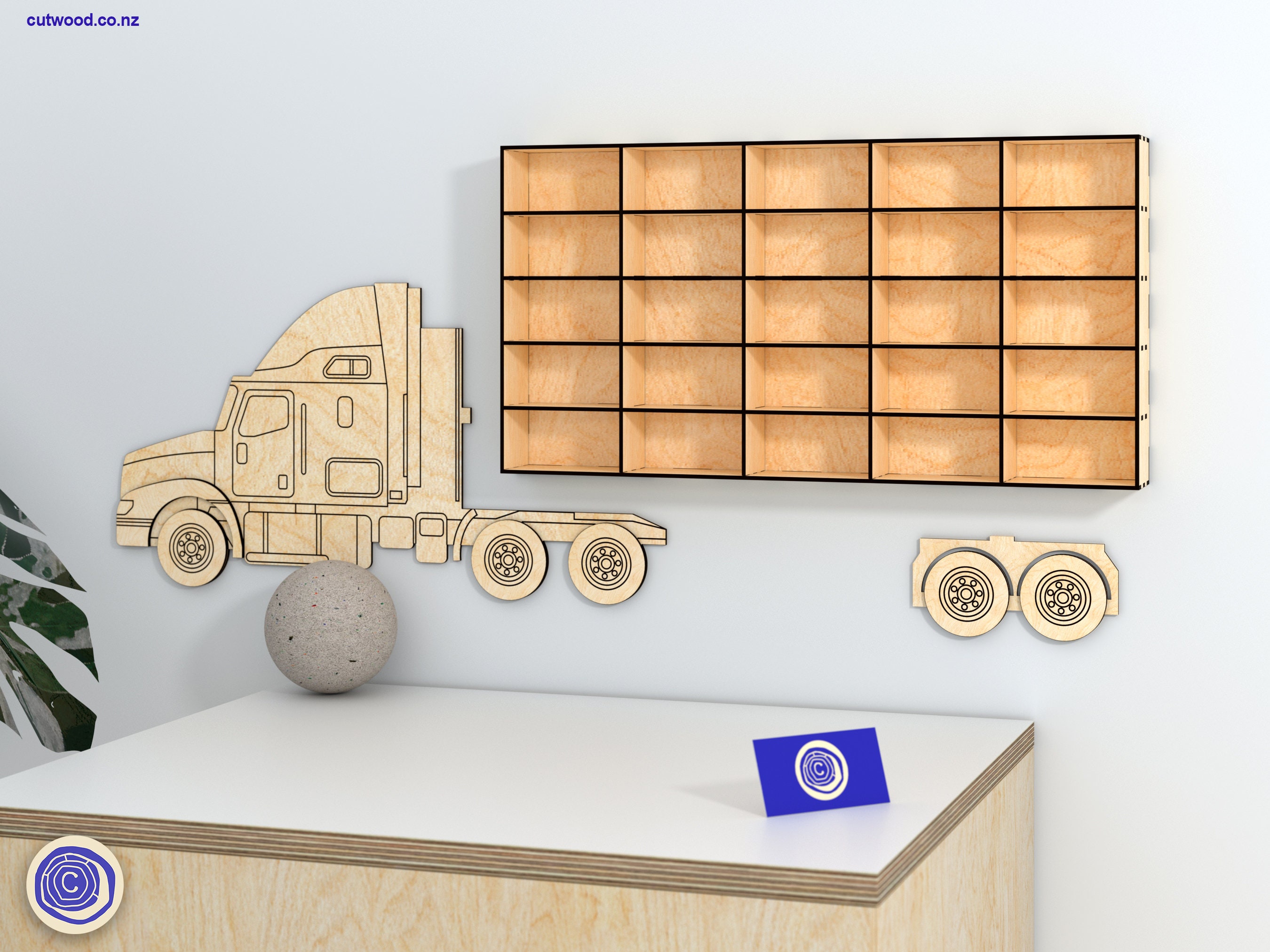 Matchbox Car Hanging Storage Truck - Toy Car Garage - Laser Cut File ...