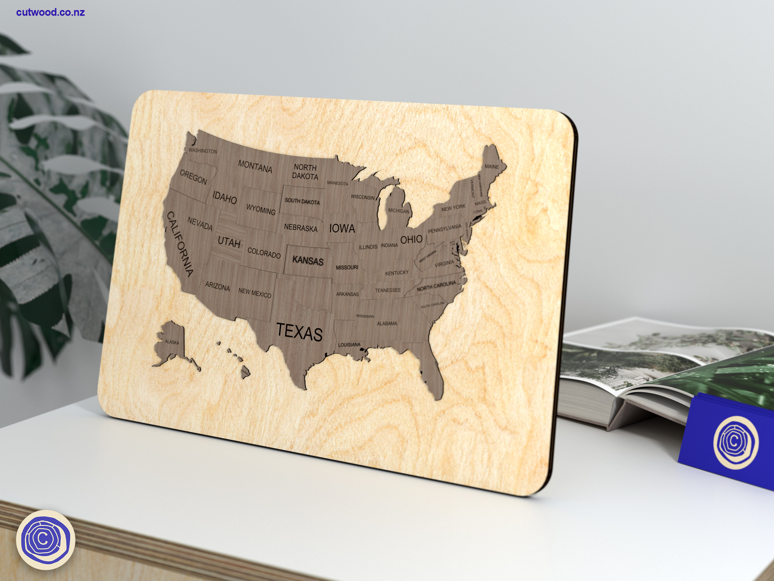 United States of America MAP USA Picture Frame Svg for - Etsy