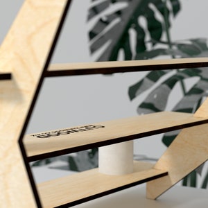 Four Level Display Stand for Craft Booths, Market Stalls - Laser CNC ...